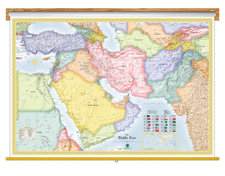Political Map Of Middle East